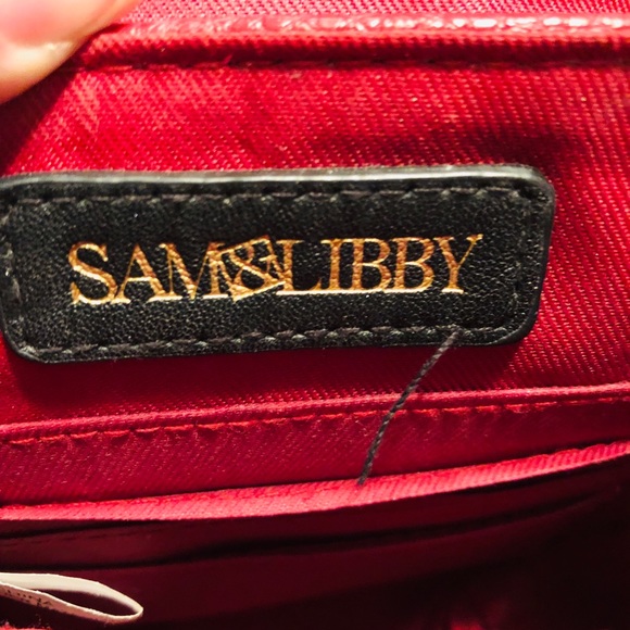 Sam & Libby | Bags | Sam Libby Red Purse Crossbody With Gold Chain ...